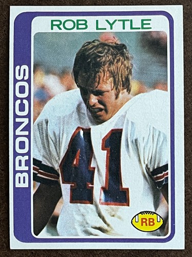 1978 Topps Football - #144 Rob Lytle (RC) Broncos NM-MT (Set Break) | eBay