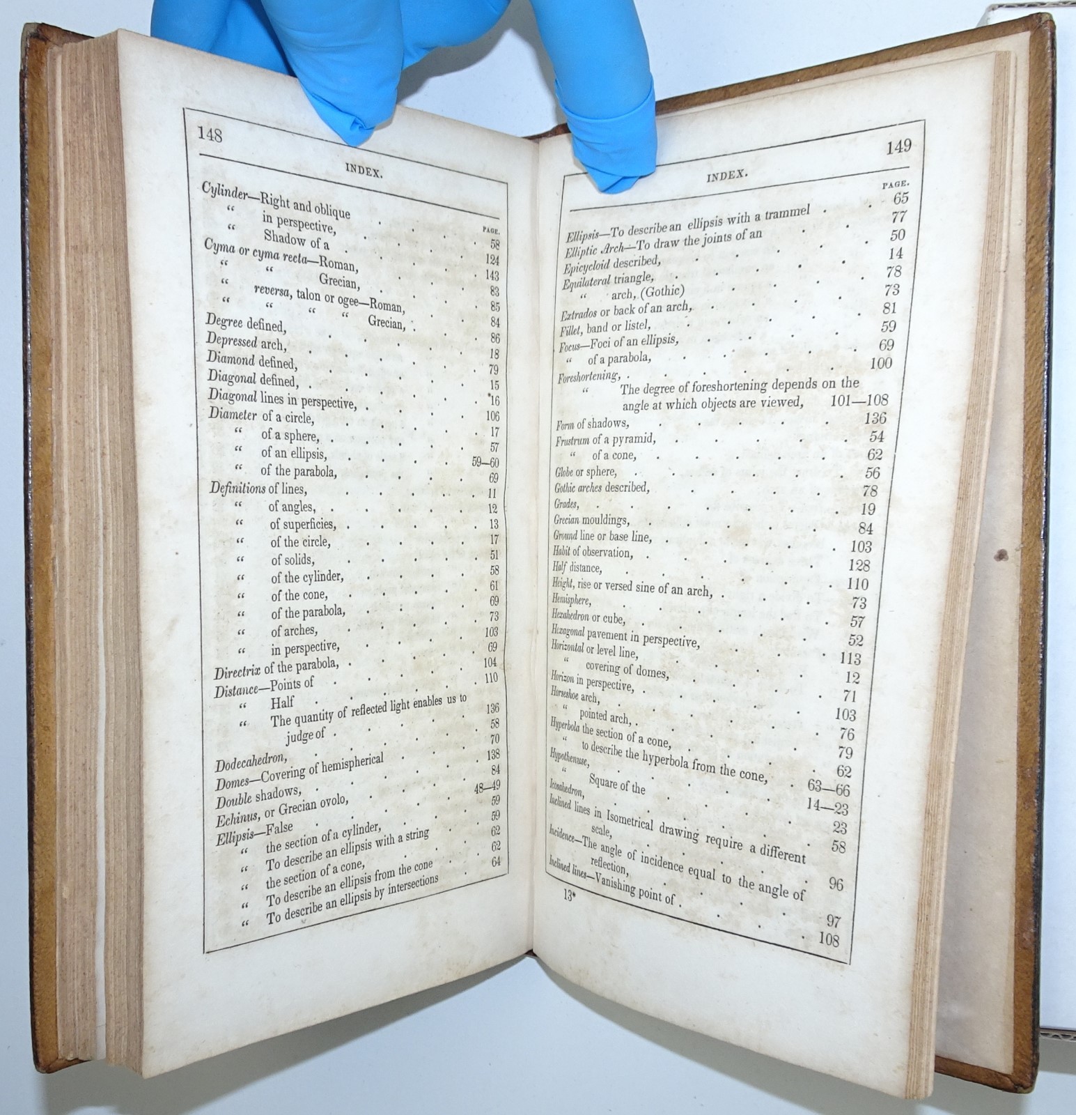 WILLIAM MINIFIE Text Book Of Geometrical Drawing Abridged GEOMETRY 1849 ...