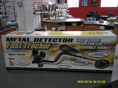 NEW Bounty Hunter FAST Tracker Lightweight Metal Detector w/ 7 ...
