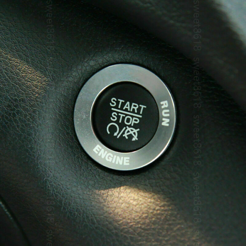 Engine Start Stop Ignition Push Button Ring Trim For Jeep Cherokee 2014 ...