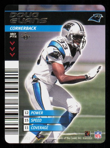 2001 NFL Showdown 1st Edition #063 Doug Evans | eBay