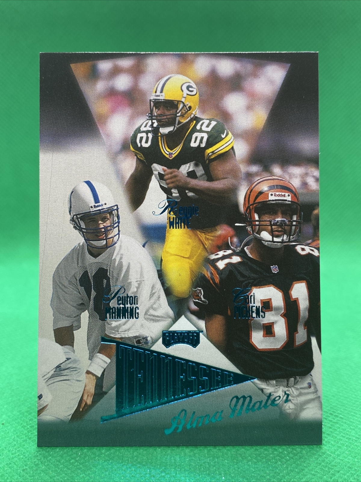 1998 Playoff Prestige Alma Maters Blue #11 Peyton Manning/Reggie White ...