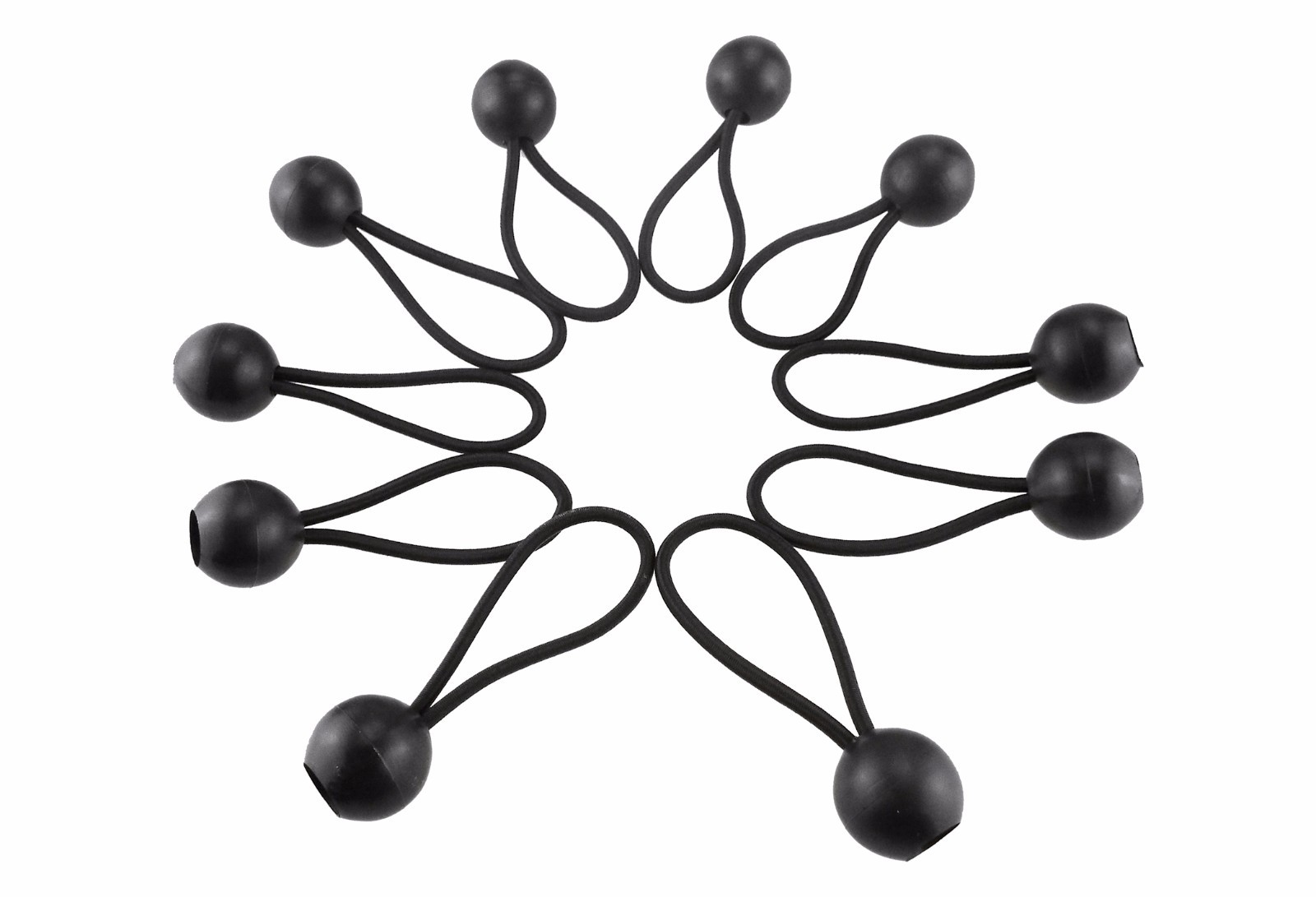 6" Elasticated toggle bungee ball/stretch cord/luggage straps | eBay UK