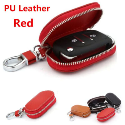 Universal PU Leather Fashion Auto Car Smart Remote Key Case Fob Holder ...