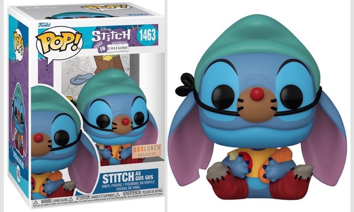 Funko Pop! Stitch As Gus Gus *Boxlunch Exclusive* In Hand + Protector ...