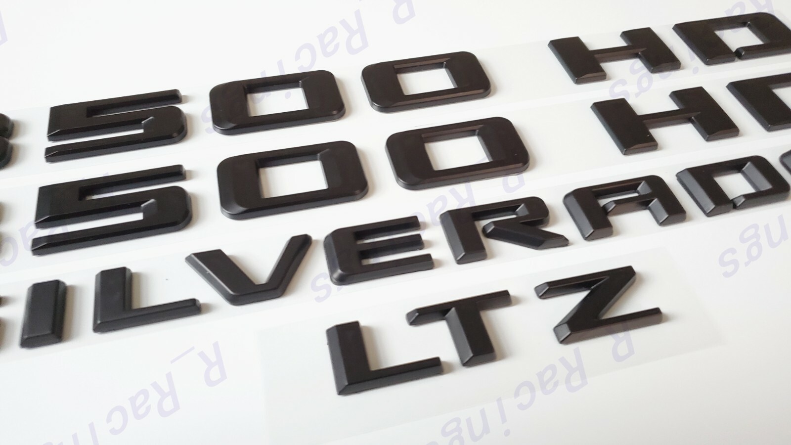 Matte Black Doors 3500HD Tailgate Silverado LTZ Emblems 2019-2023 ...