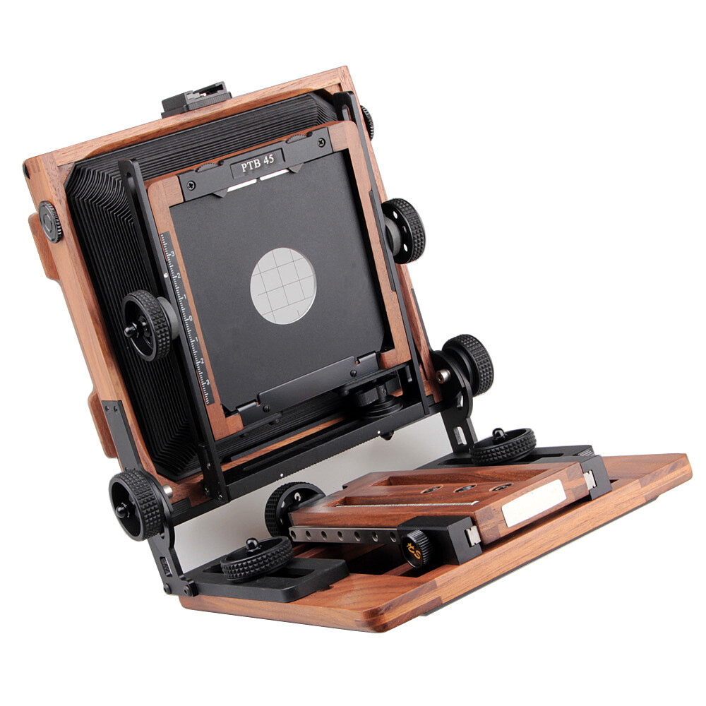 Shen Hao PTB45 Walnut Wood Field Folding 4X5 Large Format Film Camera ...