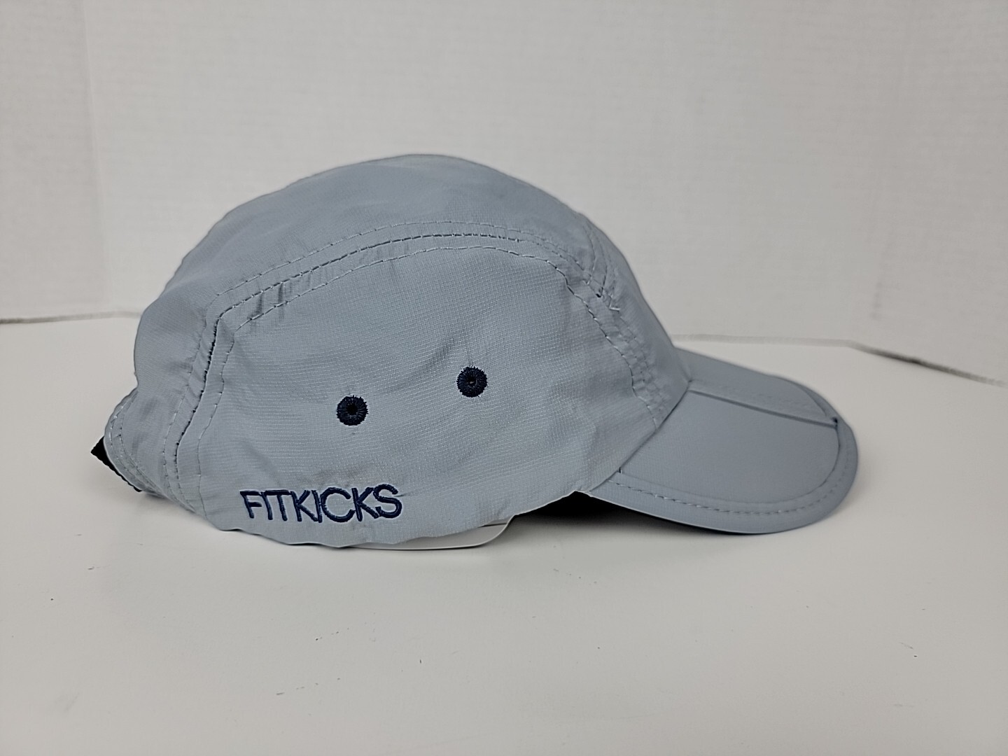 Fitkicks Folding Cap 5 Panel Running Strapback Hat - Gem