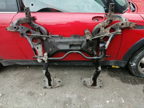 BMW MINI ONE COOPER R50 R52 R53 COMPLETE FRONT SUBFRAME ENGINE CRADLE ...