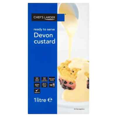 Chef's Larder Devon Custard 1 Litre | eBay UK