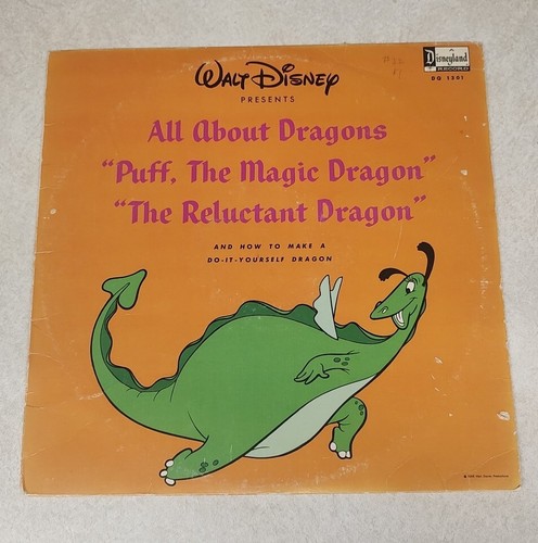 Walt Disney's All About Dragons (Vinyl 1966) DQ-1301 **Buy 2 Get 1 Free ...