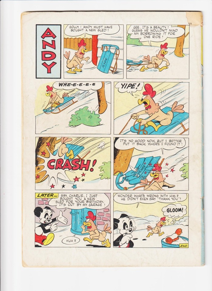 ANDY PANDA / FOUR COLOR 258 WALTER LANTZ CARTOON COMIC CHARLIE CHICKEN ...