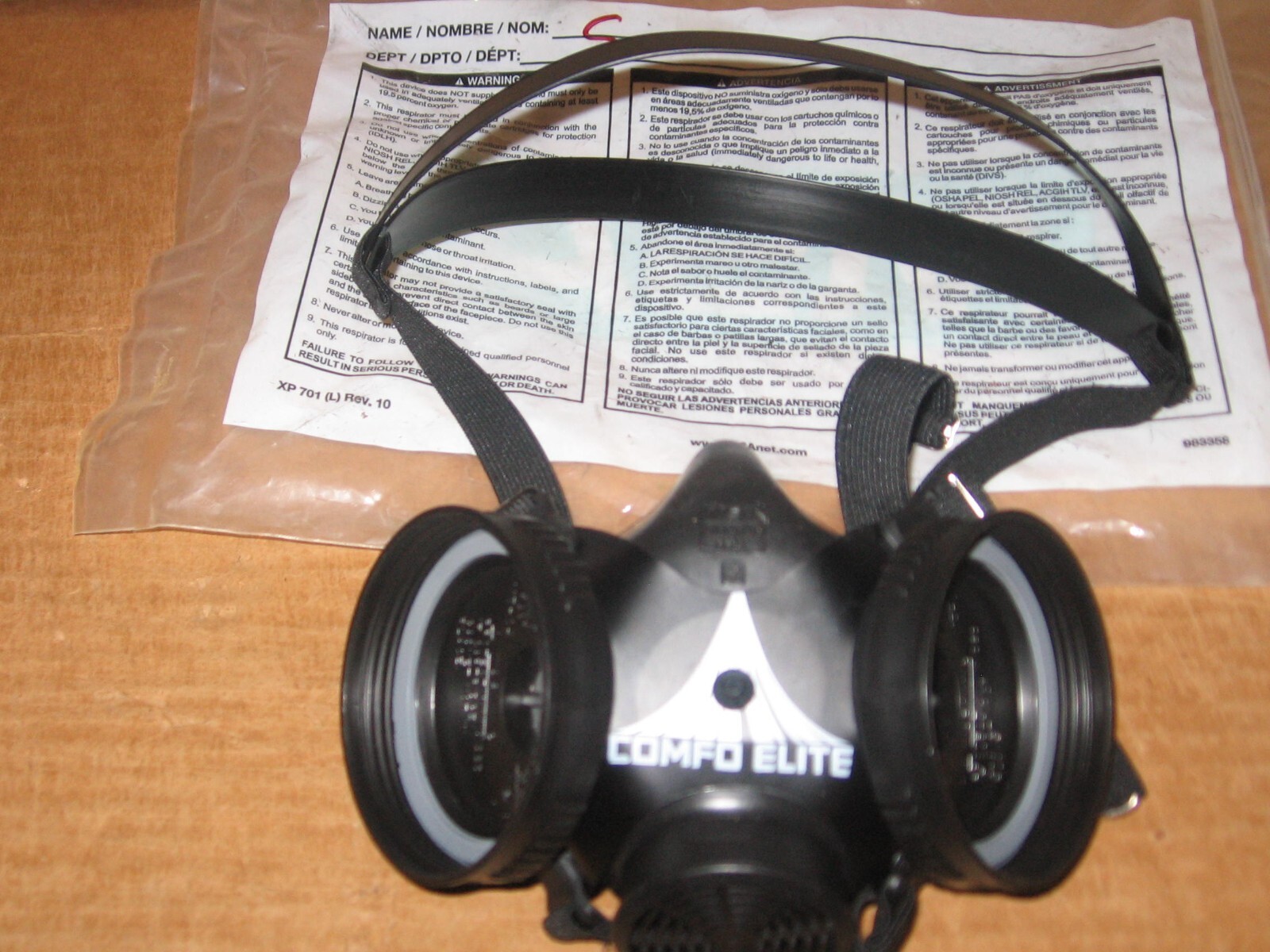 MSA 490492 Half Mask Respirator Small Comfo Elite for sale online | eBay