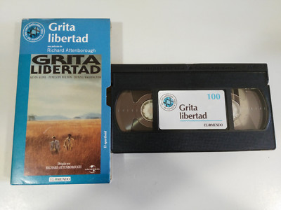 Grita Libertad Attenborough Kevin Kline Vhs Caja Carton Castellano El ...