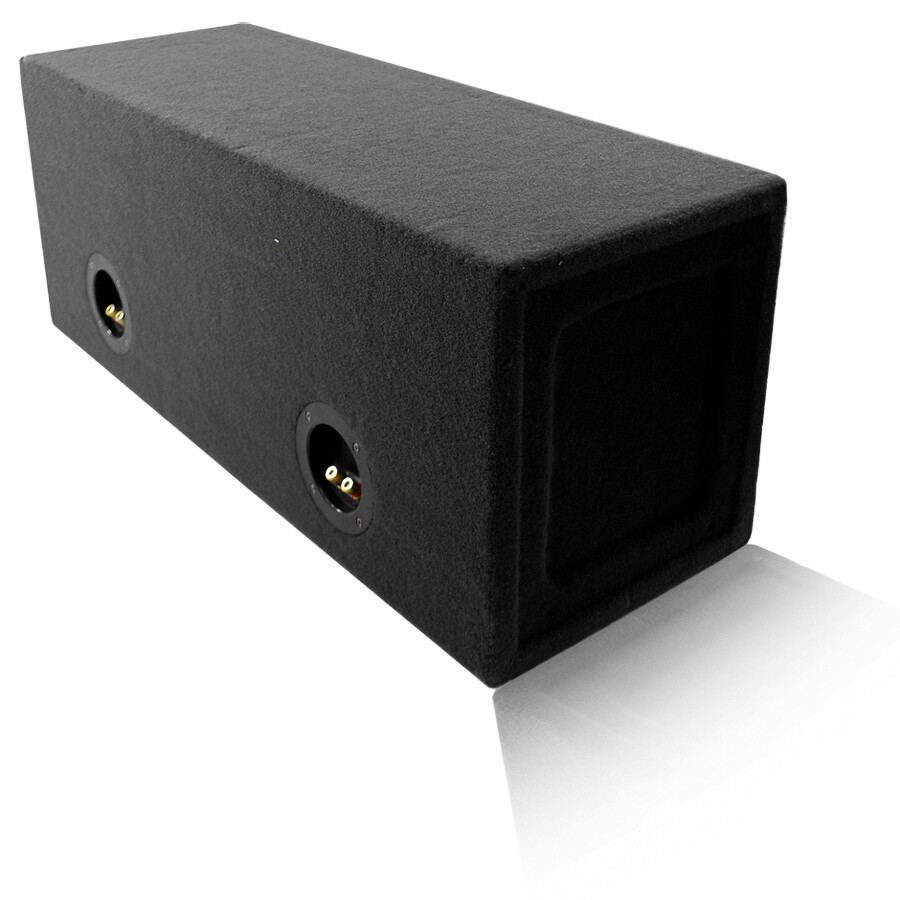 1.50 ft³ Dual Sealed MDF Sub Woofer Enclosure for 10" Car Audio ...