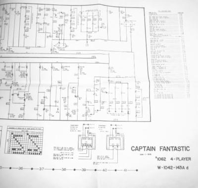 Pinball Machine Schematics Planetary Pinball Schematic Big Ben (1975
