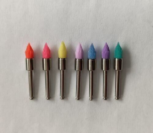 100 Pcs Dental Nylon Polishing Pointed Latch Polisher Prophy Brush ...