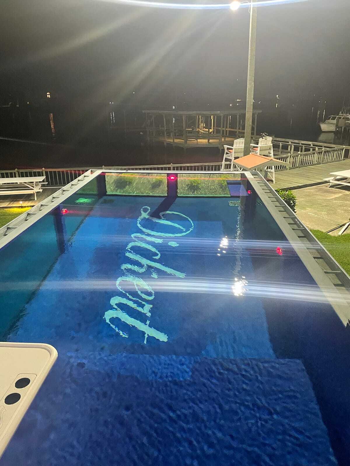 Shipping Container Swimming / Aquarium Pool 40ft. x 12ft X 8ft. Tall ...