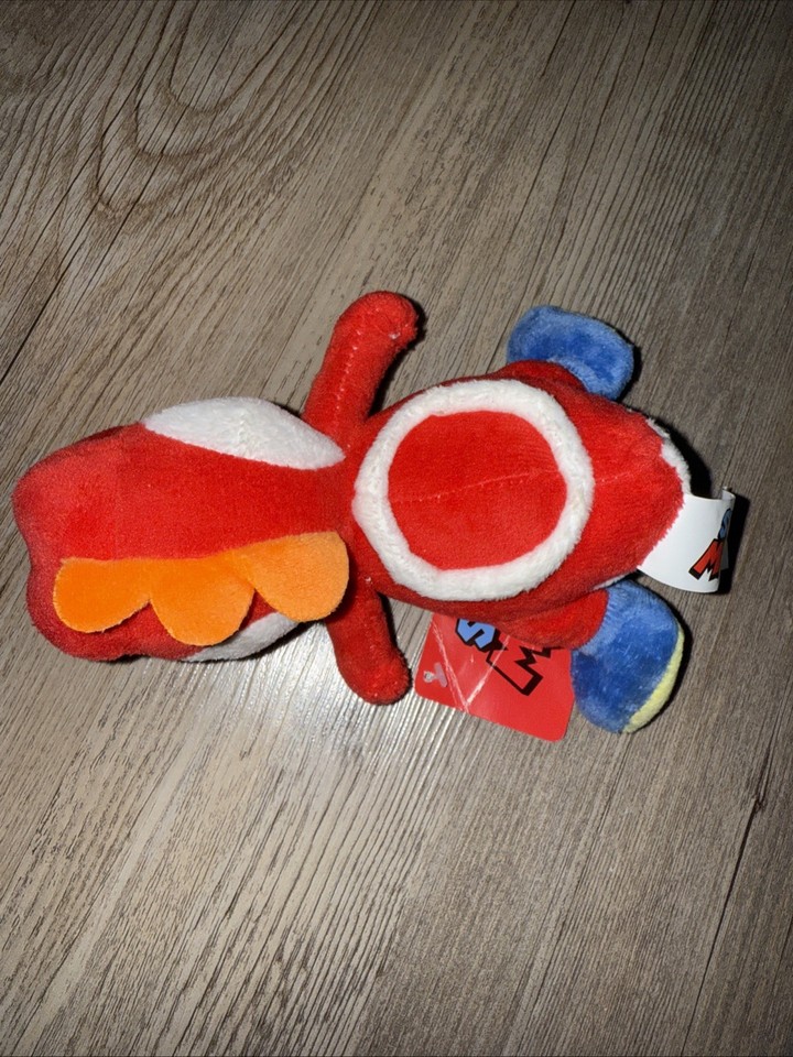 Super Mario Bros Red Yoshi Stuffed All Star Plush 7" With Original Tags ...