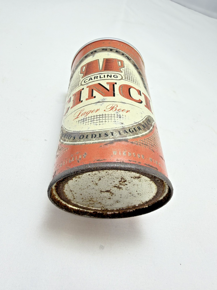 Carling Cinci zip top beer can Straight steel Keglined Ontario Canada ...