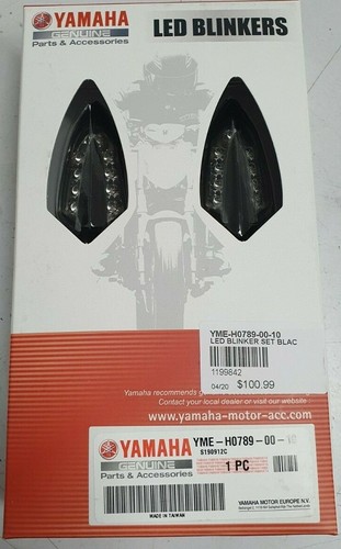 Yamaha LED Indicator set Blinkers YME-H0789-00-10 BLACK Genuine Brand ...