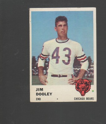 1961 Fleer Football Card #4 Jim Dooley-Chicago Bears Ex Card | eBay