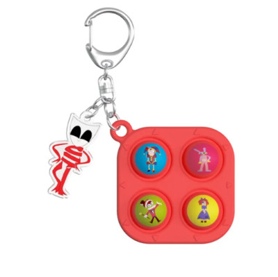 The Amazing Digital Circus Keychain Cartoon Pomni Jax Cars Keyring ...