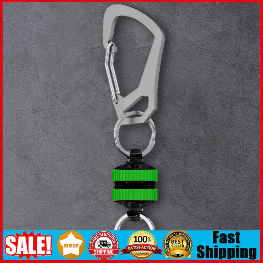 Fly Fishing Net Retractor with Carabiner Clip Fishing Accessories ...
