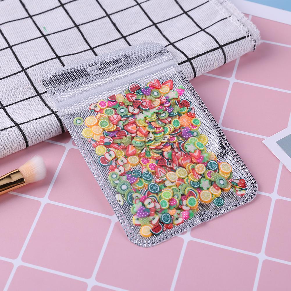 500pcs Nail Art Polymer Clay Nails Stickers DIY Manicure Decor Tips ...