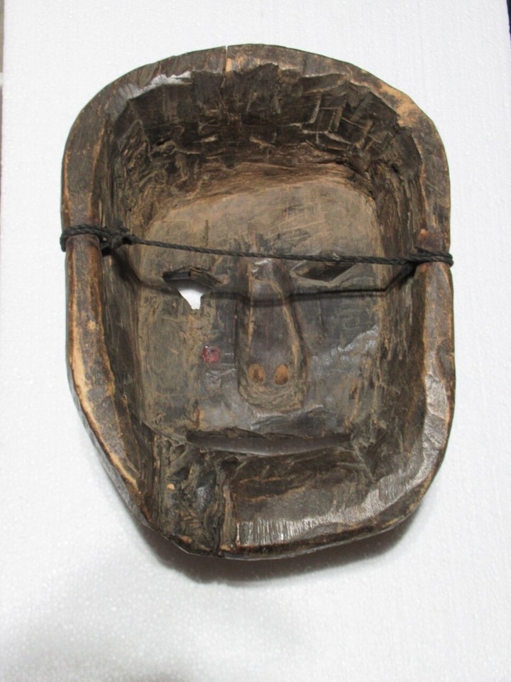 Large Old Gurung or Magar Carved Shamanic Mask Nepal Asian | eBay