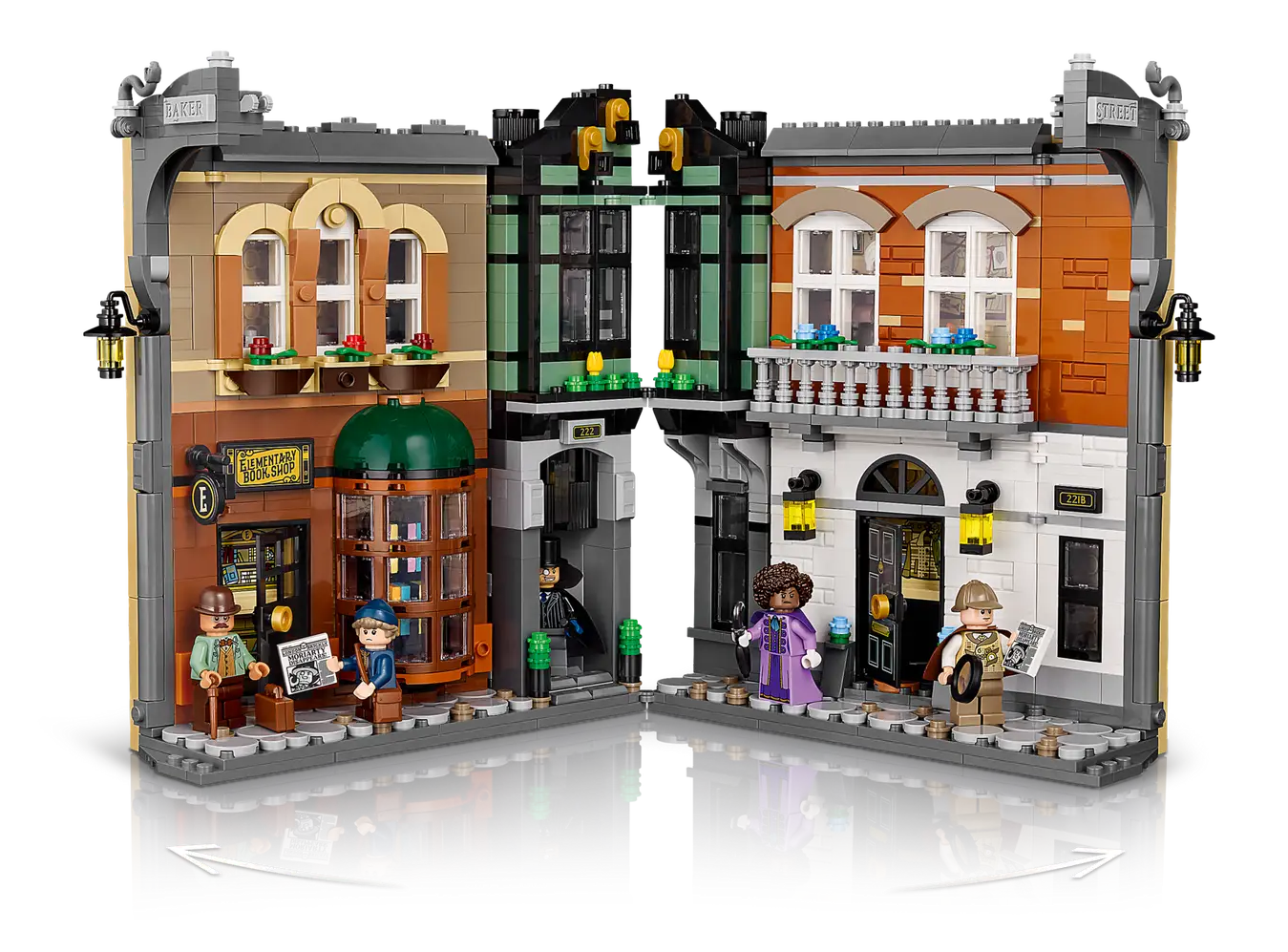 LEGO 10351 ICONS The Sherlock Holmes Book Nook 1359 pcs Ages for 18+ | eBay