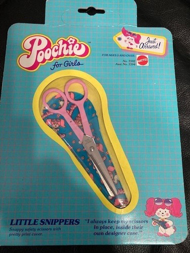 1983Poochie for Girls Mattel Japan Little Snippers safety scissors ...