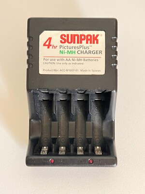 SUNPAK AA Or AAA BATTER CHARGER #ACC-M1007-01 | eBay