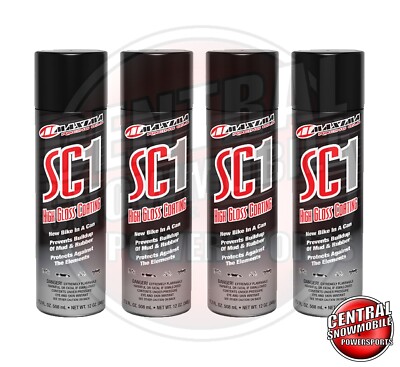 4x Maxima Racing Oils SC1 High Gloss Silicone Clear Coat 17.2oz Spray ...