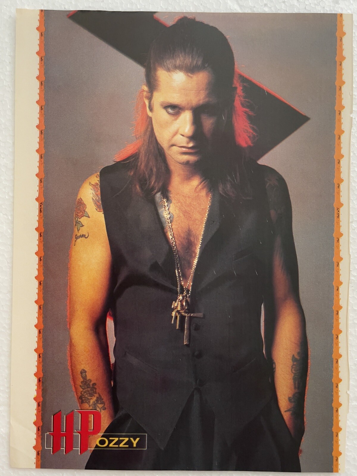 Ozzy Osbourne Hit Parader Magazine Pinup | eBay