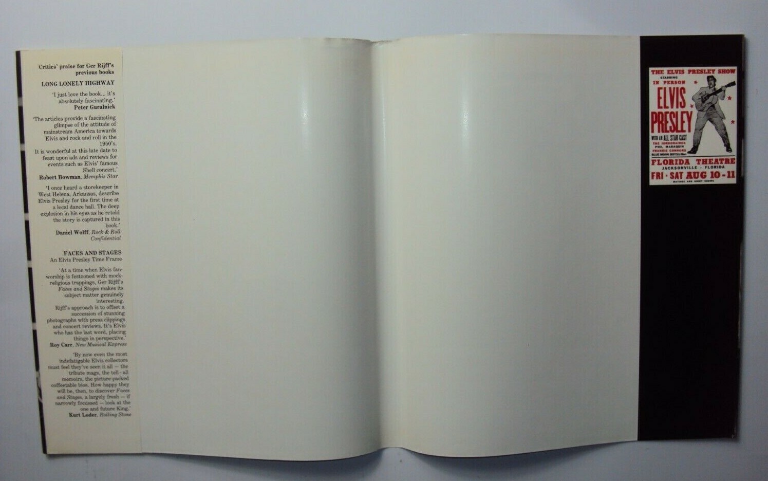 FLORIDA CLOSE UP - GER RIJFF- ELVIS PRESLEY PHOTO BOOK- SIGNED ...