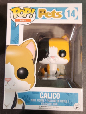 Funko POP! Pets - Calico #14 * Paint Imperfections * With Protector ...