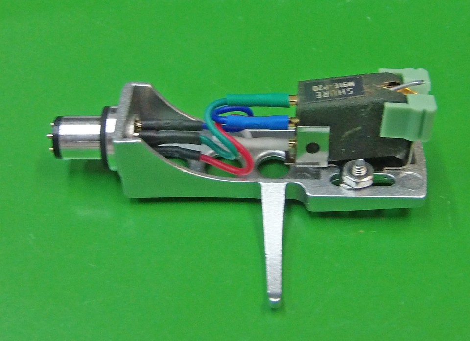 Nice! Silver Turntable Headshell with SHURE M91ED Cartridge & Stylus | eBay