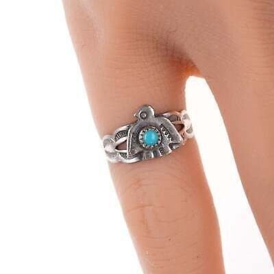 sz3 c1950's Bell Trading post sterling thunderbird ring | eBay