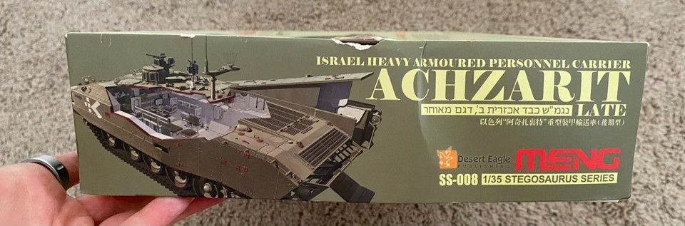 Israeli Achzarit Heavy Armored Personnel Carrier LATE 1/35 Scale Meng ...