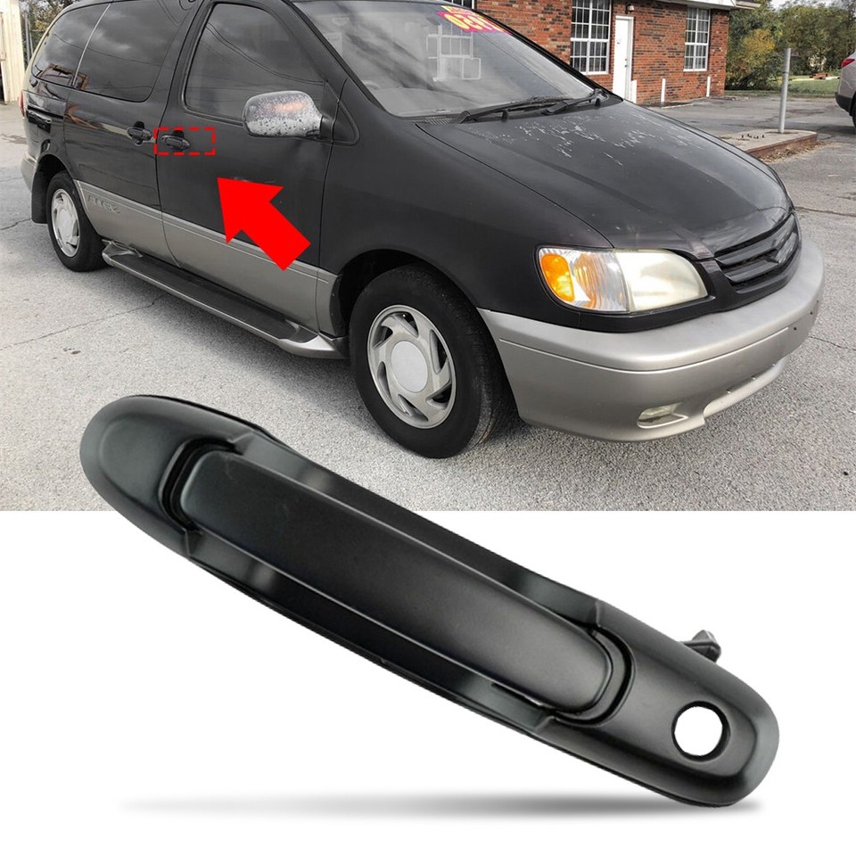 Outside Door Handle Rear Left Right For 98 99 00 01 02 03 Toyota Sienna ...