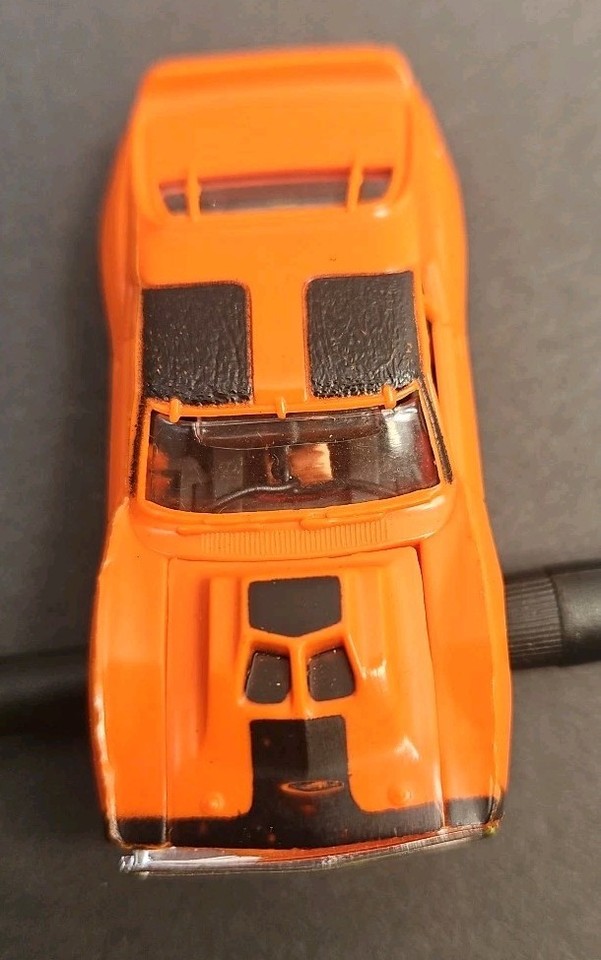 Aurora AFX Slot Car AMC Javelin Pro Stock, Orange #1765 Equipped W ...