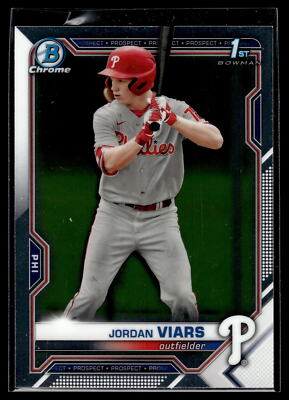 Jordan Viars 2021 Bowman Draft Chrome 1st Bowman Card #BDC-132 | eBay
