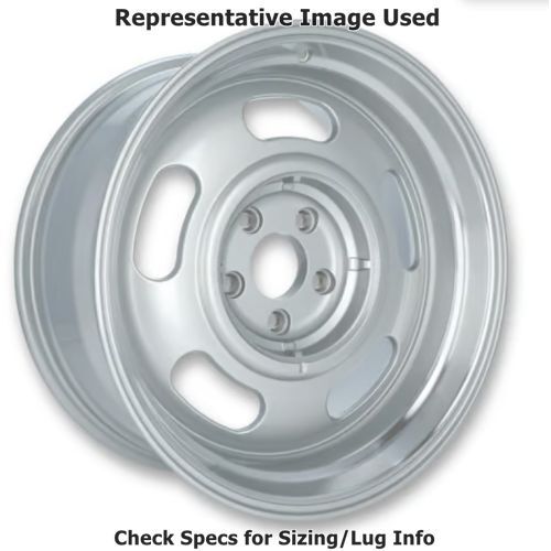 REV Wheels 107S-8806100 107 Classic Rally 18"x8" Wheel, Silver with ...