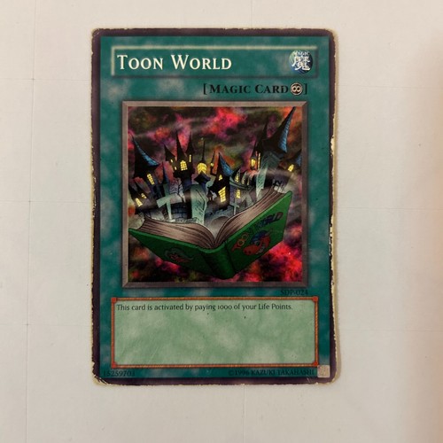 Carte Yu-Gi-Oh! - Toon World - SDP-024 | eBay