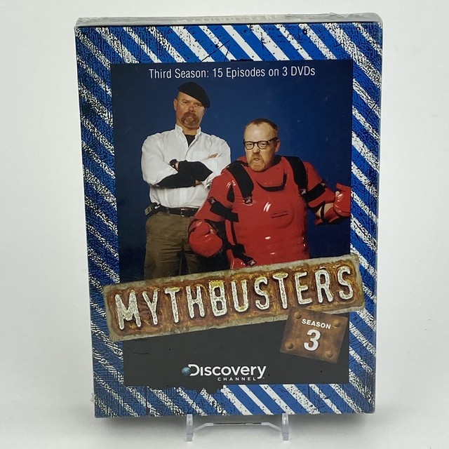 Mythbusters Season 3 Volume 1 Collection Complete DVD Set for sale ...