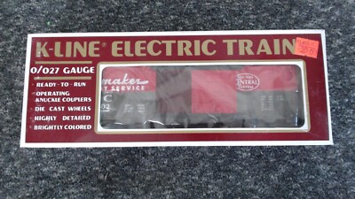 K-Line k-644602 PACEMAKER Box Car NYC Red 0/027 Gauge Ready-To-Run Die ...