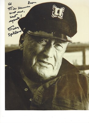 MICKEY SPILLANE SIGNED author I, The Jury; MIKE HAMMER coa | eBay