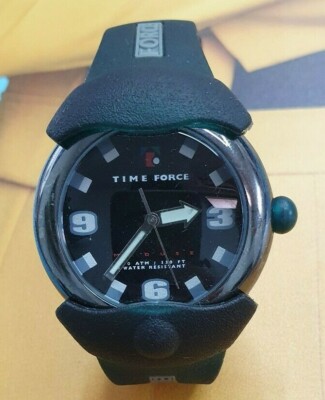 Vintage Time force Meduse 10 ATM original band men's watch. | eBay