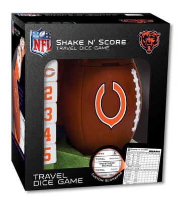 Chicago Bears Shake N Score Dice Game!!NEW !! | eBay